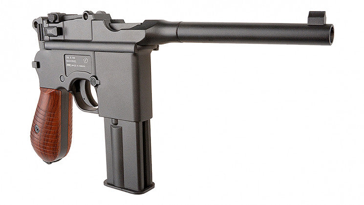 KWC Metal M712 Broomhandle CO2 GBB Pistol – Unlimited Airsoft Shop