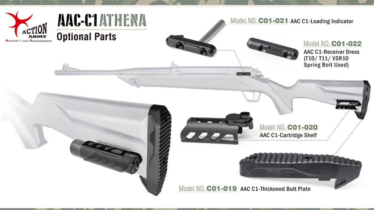 Action Army AAC C1 Cartridge Shelf – Unlimited Airsoft Shop