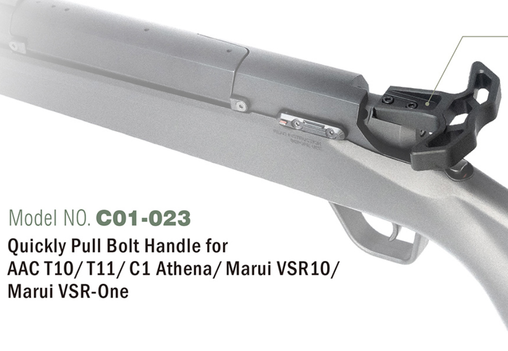 Action Army Quick Pull Bolt Handle For AAC T10 / T11 / C1 / Marui VSR1 ...