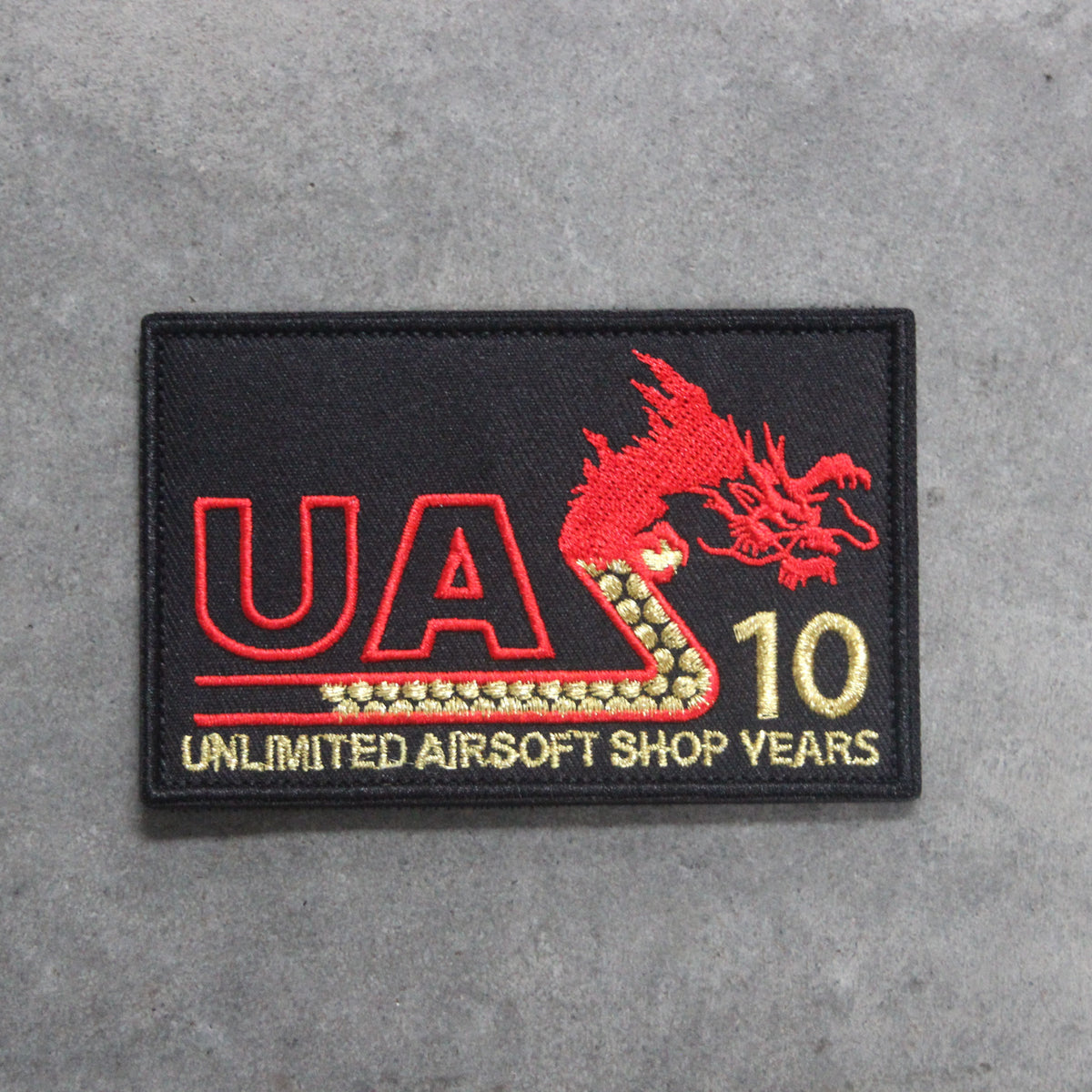 UAS Patch - 10 Years – Unlimited Airsoft Shop