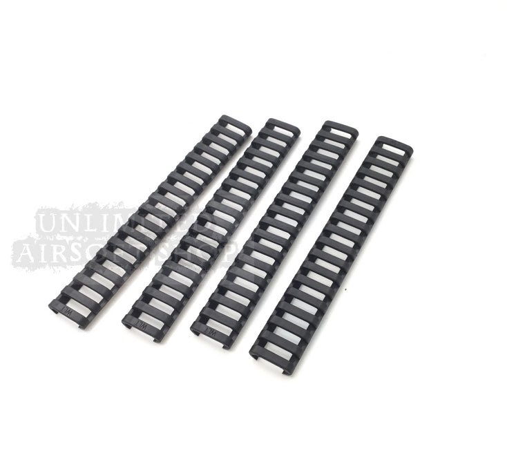 Airsoft tactical Rifle rail cover 4*22m Rail Black – Unlimited Airsoft Shop