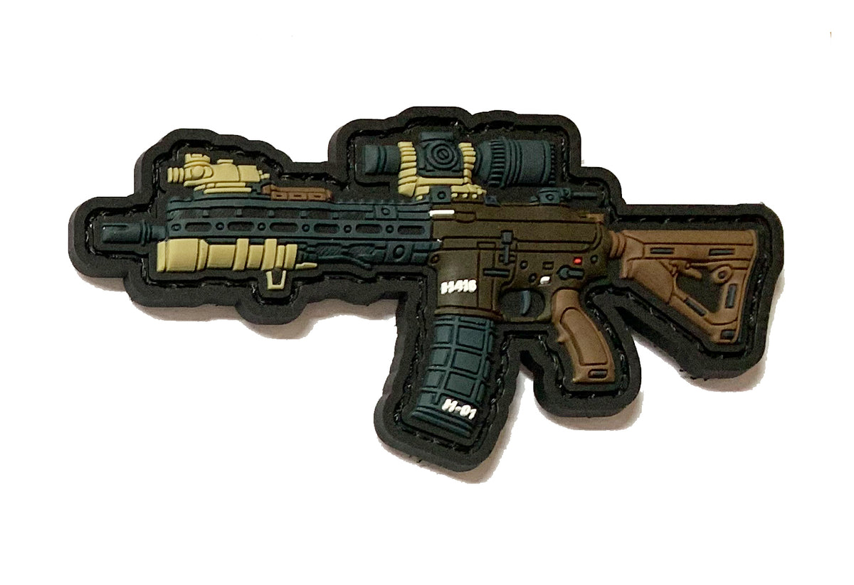 HK416 PVC patch – Unlimited Airsoft Shop
