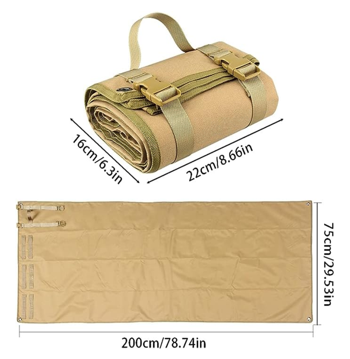 Target Shooting Mat Multifunction 900D Nylon - Tan – Unlimited Airsoft Shop