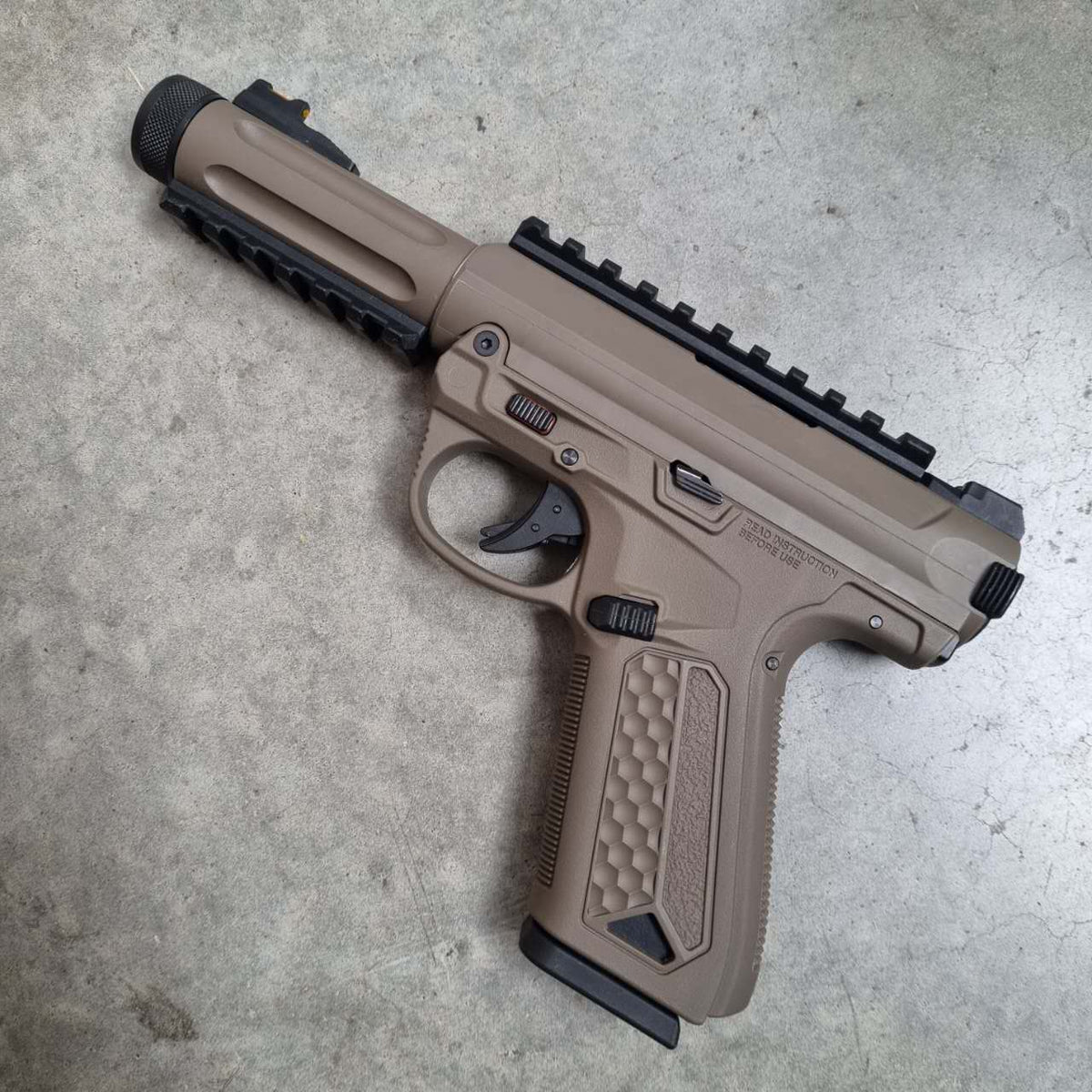 Near new - Action Army AAP01 gas pistol Tan – Unlimited Airsoft Shop