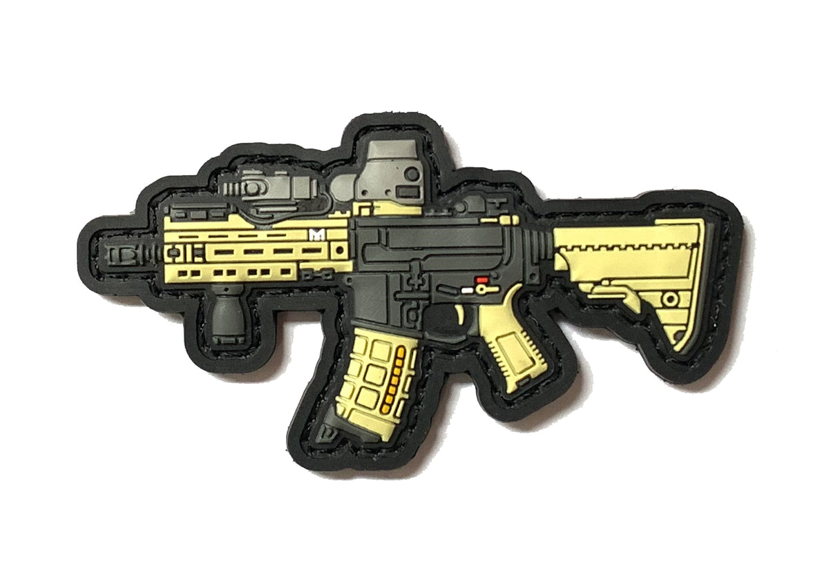 MK18 Geissele PVC patch – Unlimited Airsoft Shop