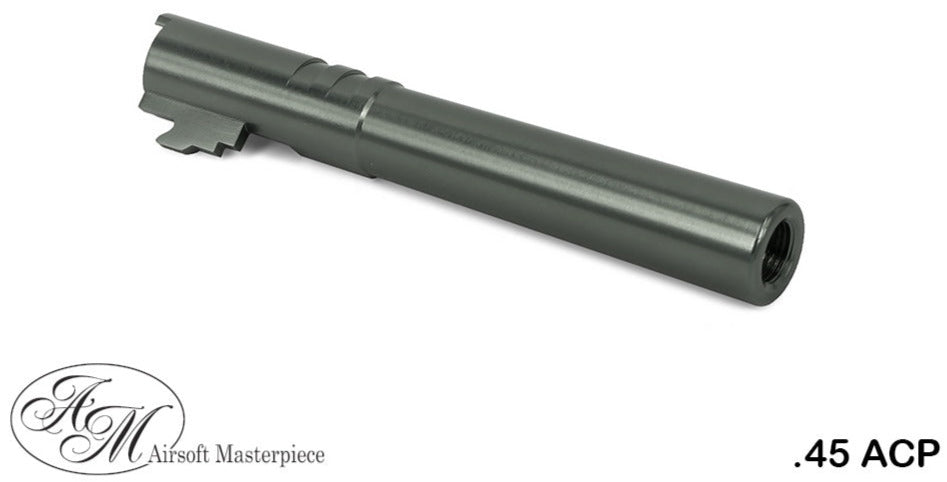 Airsoft Masterpiece .45 Threaded Aluminum Outer Barrel for Hi-CAPA 5.1 ...