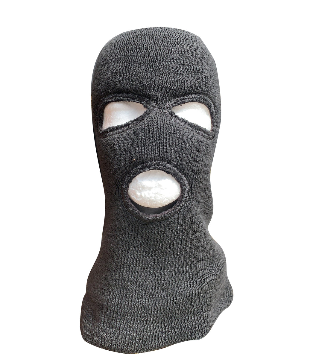 Tactical Balaclava Black 3 holes – Unlimited Airsoft Shop