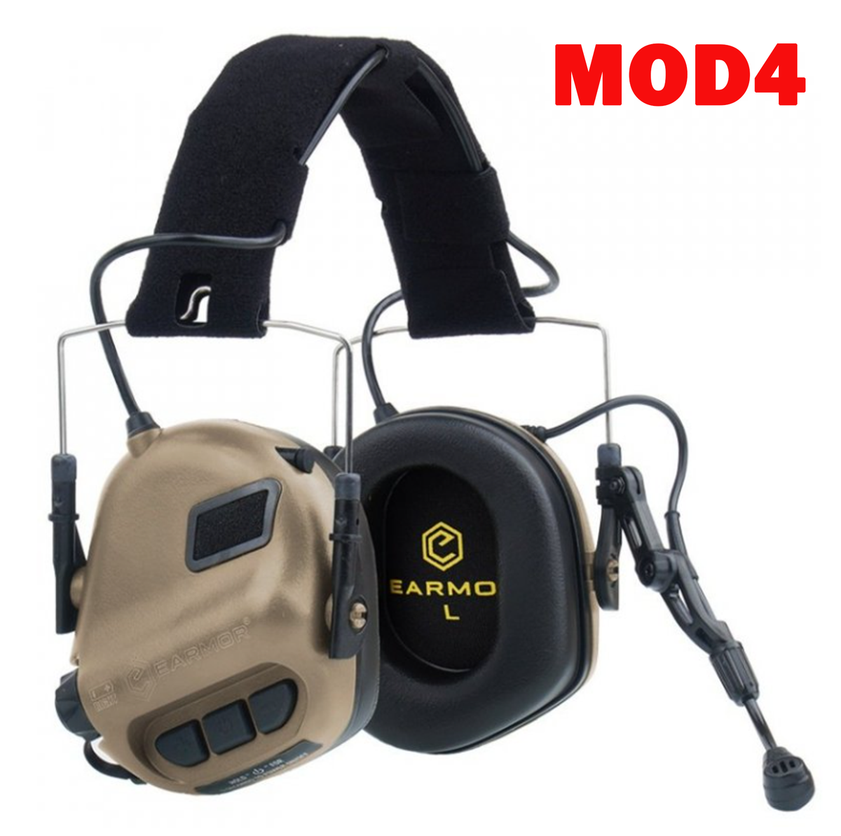 EARMOR - M32 MOD4 ELECTRONIC COMM HEARING PROTECTOR - CB – Unlimited ...